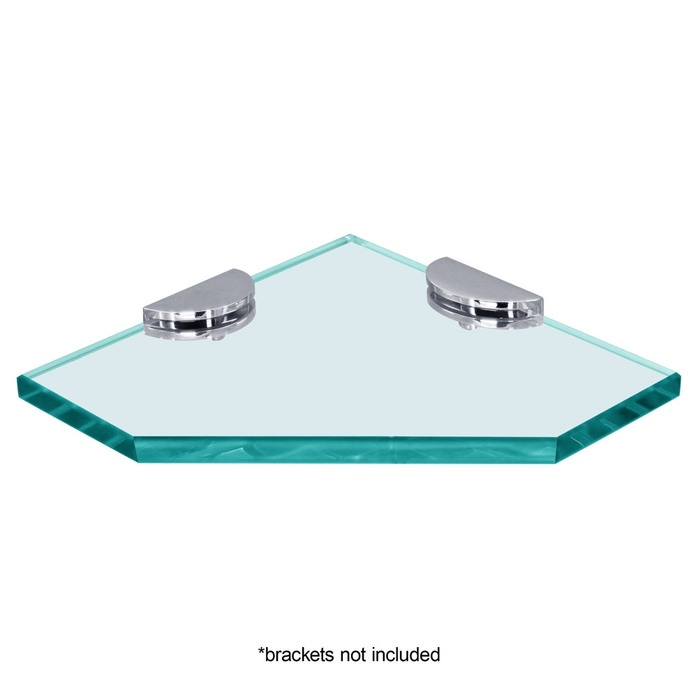 Pentagon 6" Glass Shelves | Dulles Glass