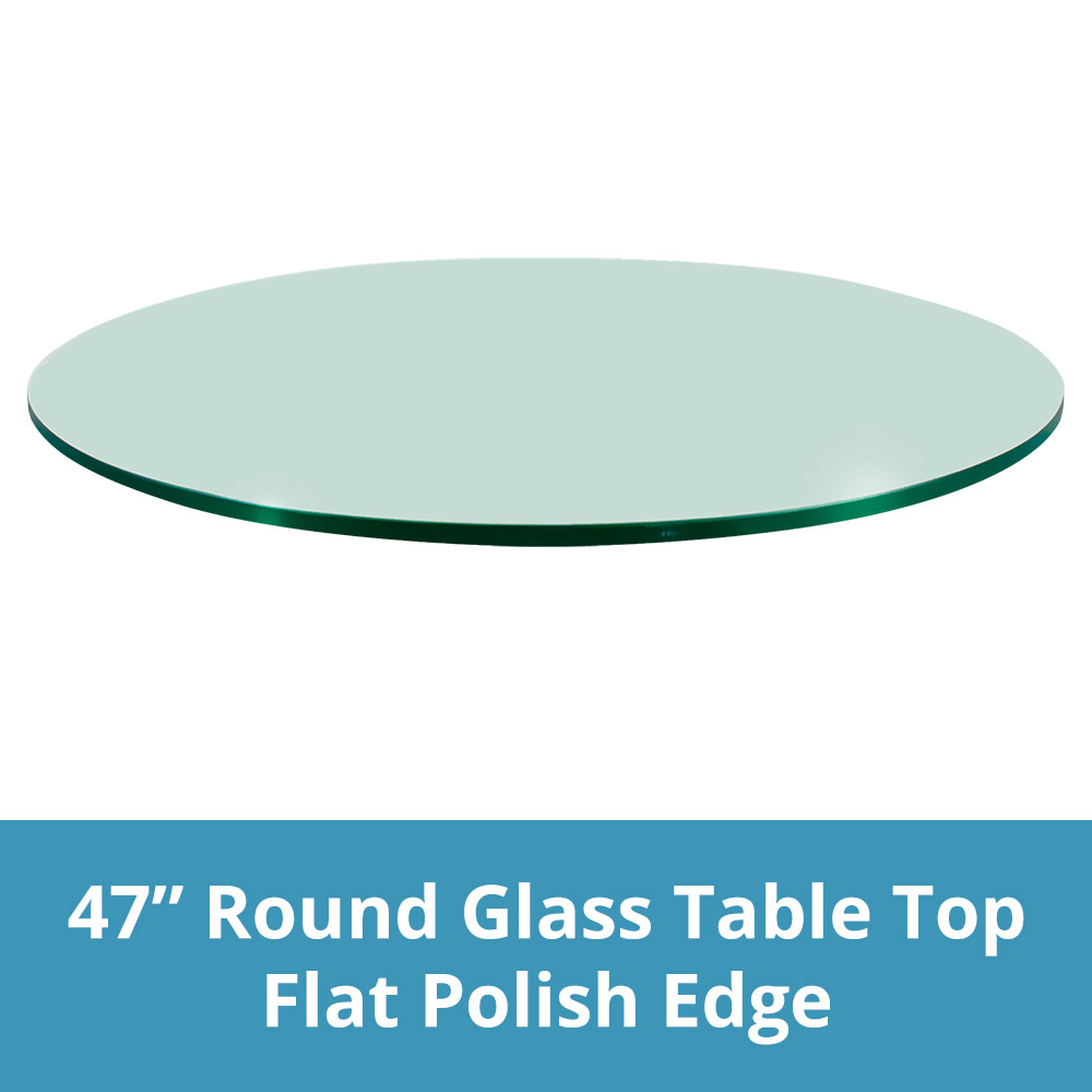 Round 47" Glass Table Tops | Dulles Glass