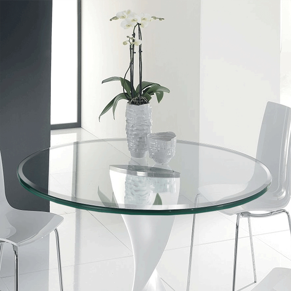 52-inch Round Glass table top Replacement | Dulles Glass
