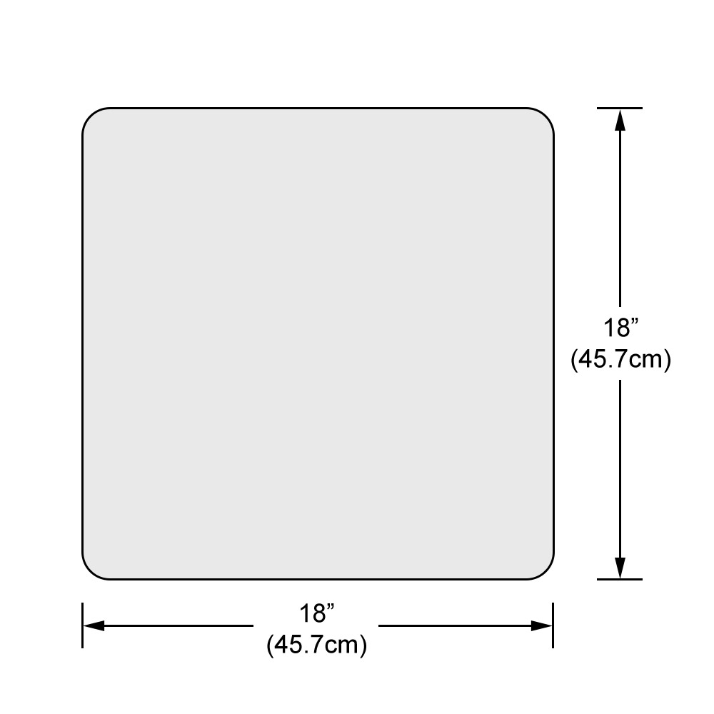 18" x 18" Square Mirror | Wall Mirror